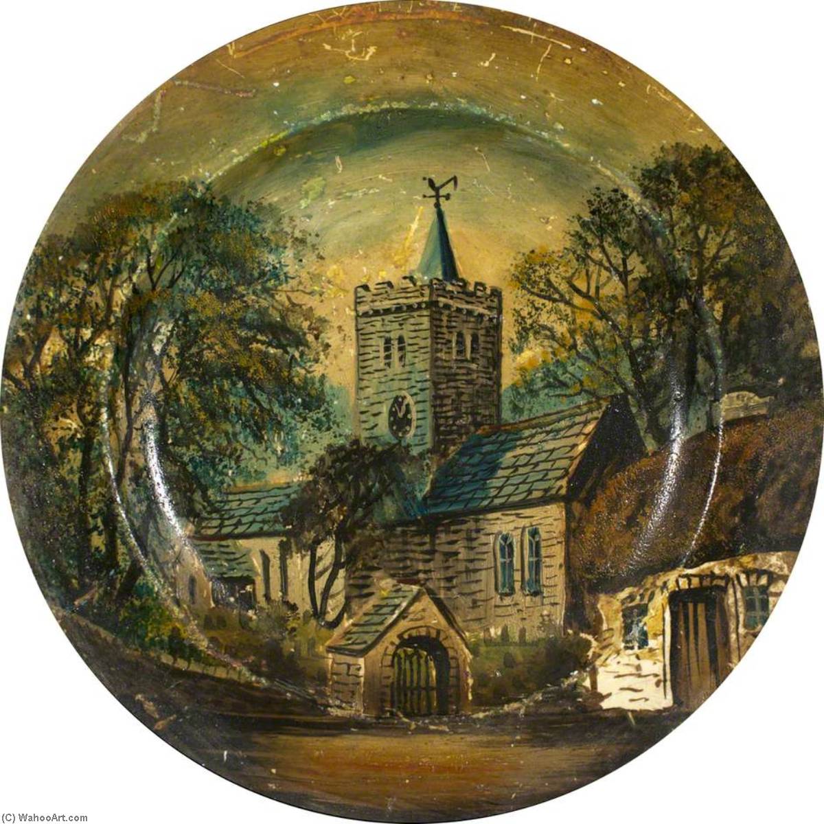 Obtener Grabados De Calidad Del Museo St Padarn, Llanbadarn Fawr, 1925 ...