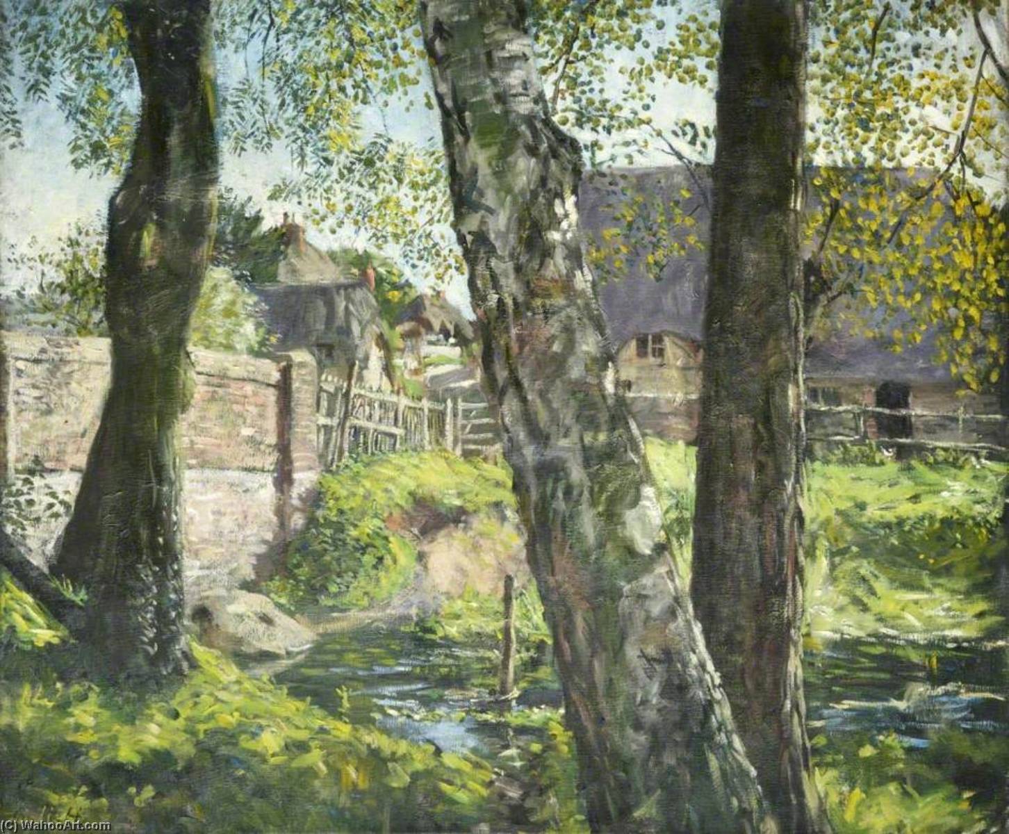 Adquirir Reproducciones De Pinturas El puente en Monxton, 1916 de ...