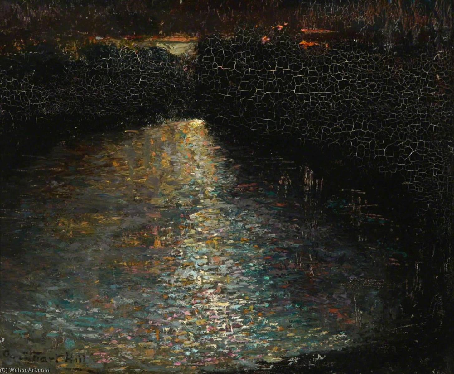 Reproduções De Arte The Tay in Sunshine por Alexander Stuart Hill (1889 ...