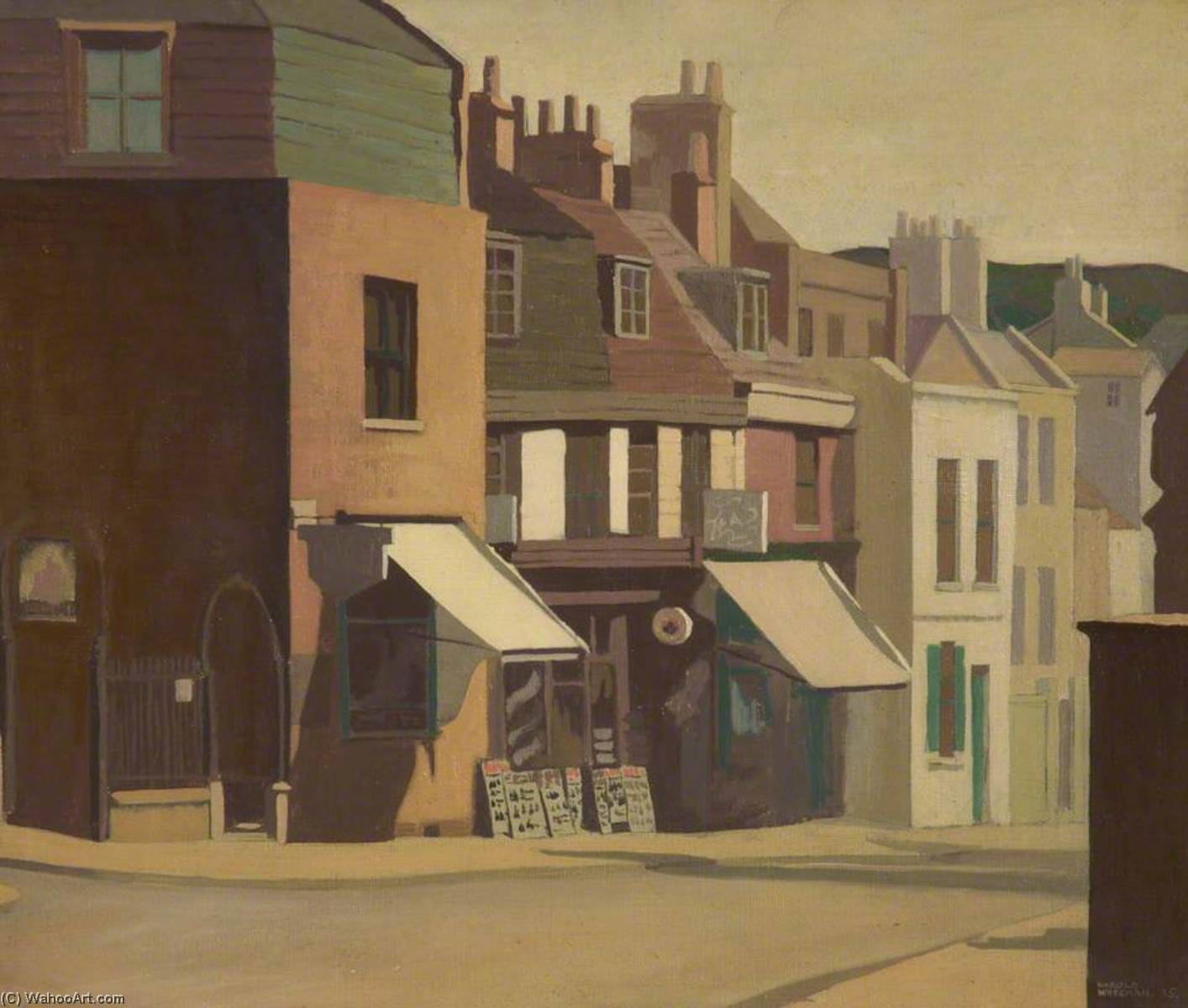 Riproduzioni D'arte Heath Street, Hampstead, 1935 di Harold Workman ...