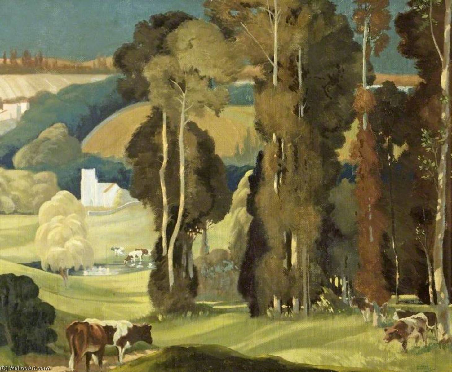 Museum Art Reproductions Pastoral England by Harold Workman (Inspired ...