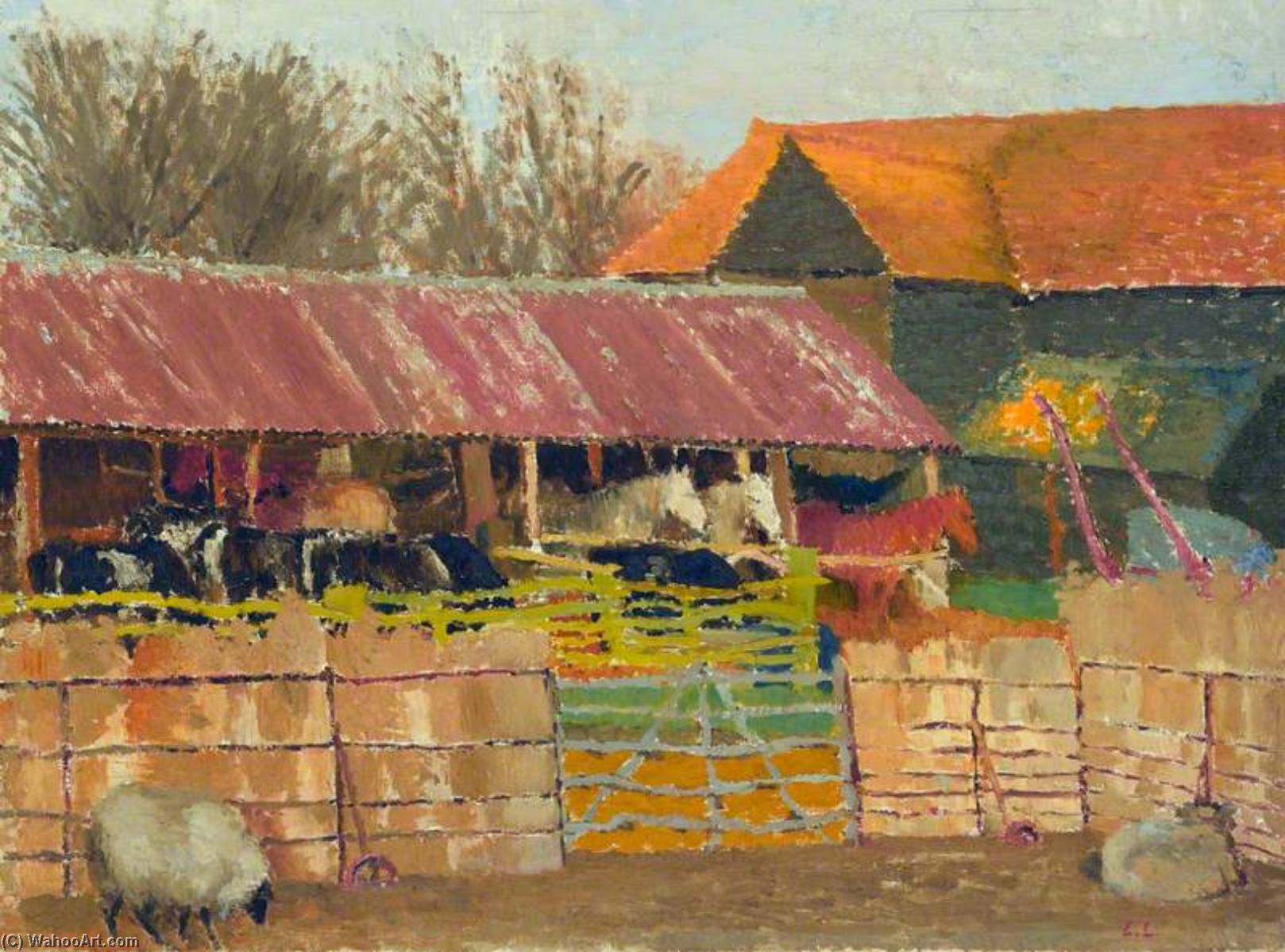 Sandon Place, 1949 by Lynton Harold Lamb (1907-1977) Lynton Harold Lamb ...