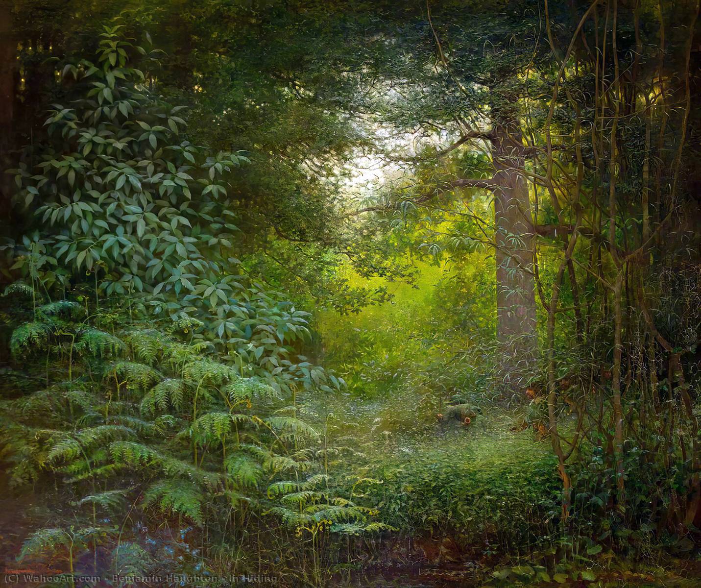 Buy Museum Art Reproductions In Hiding, 1899 by Benjamin Haughton (1865 ...