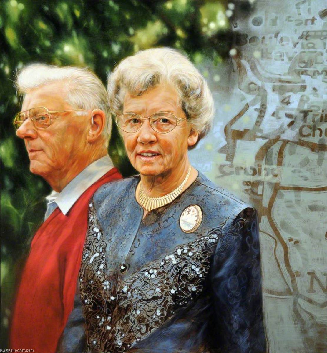 Gravura De Qualidade De Museu | sra daphne minihane , MBE, 2002 por Tom ...