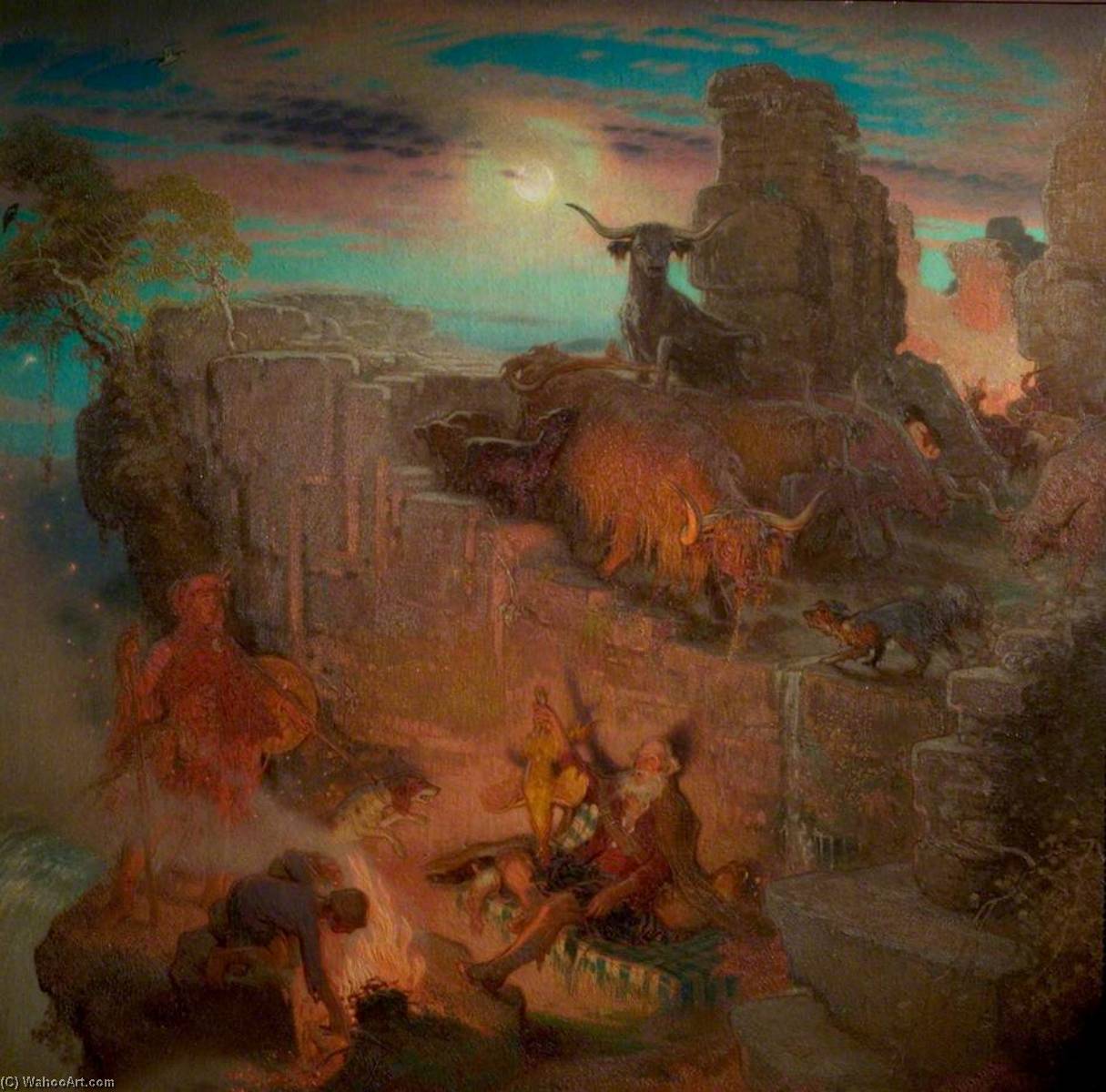 Buy Museum Art Reproductions Highland Raiders, 1918 by William ...