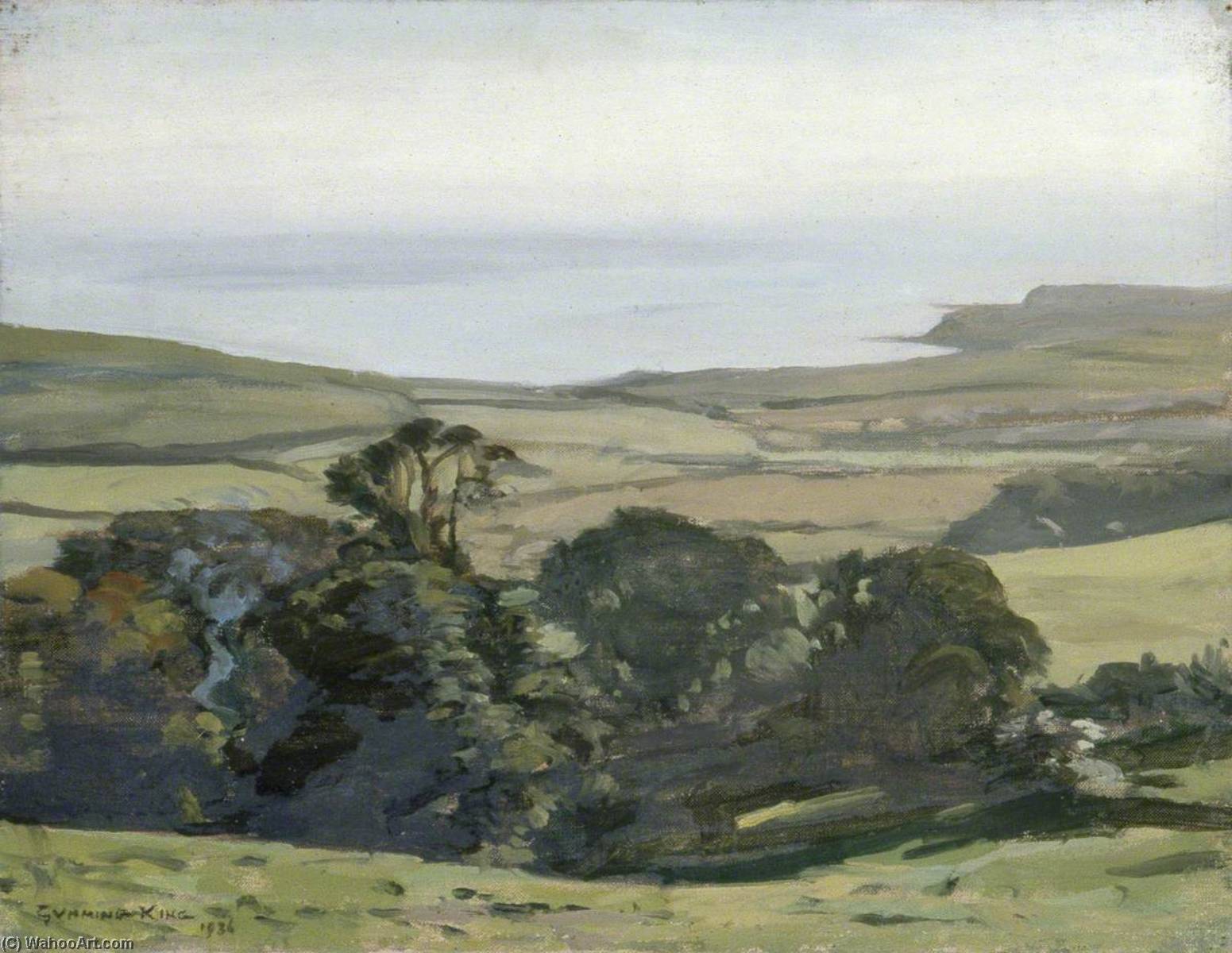 Obter Gravura De Qualidade De Museu Kimmeridge, Dorset, 1936 por ...