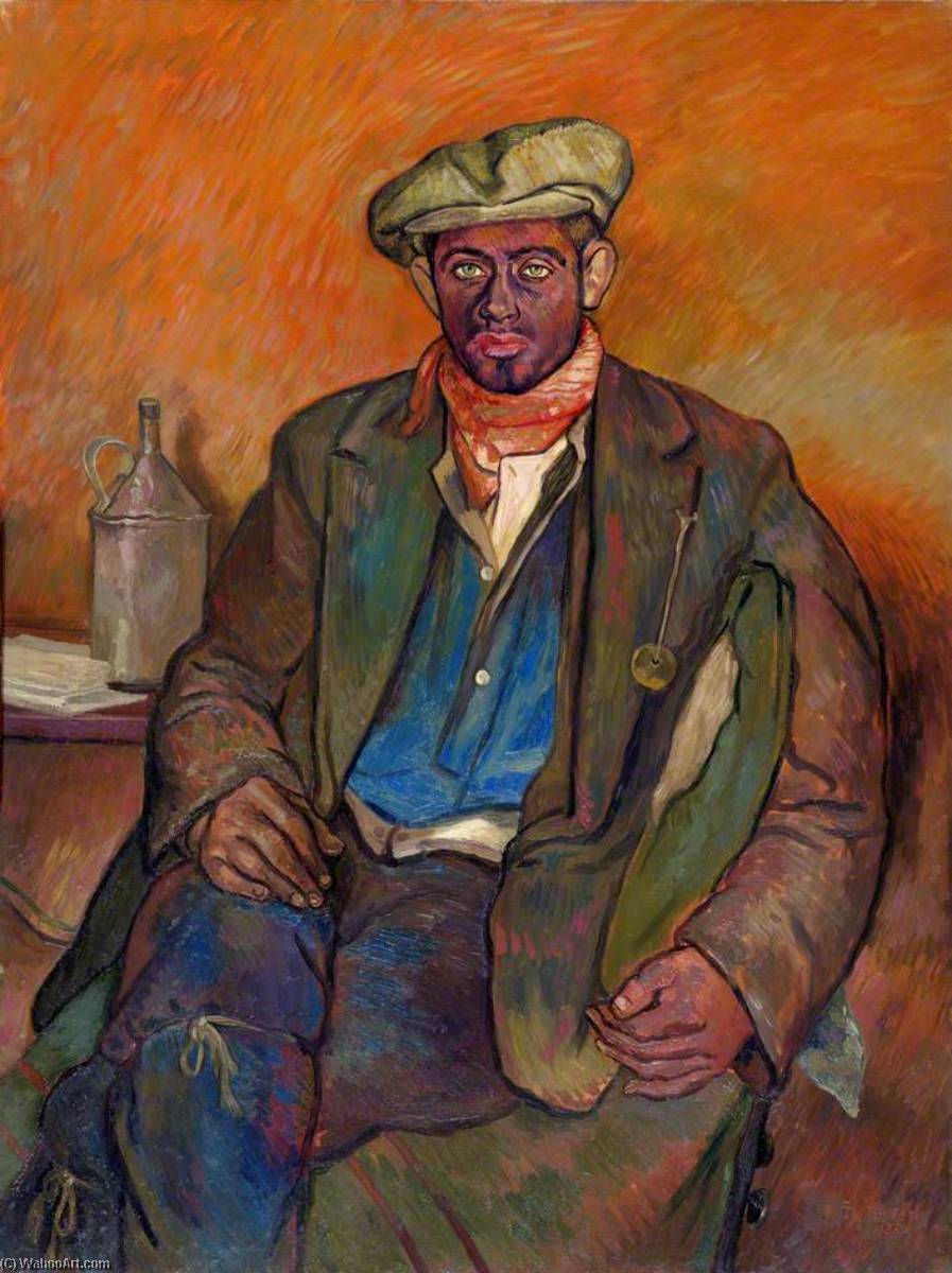 Jo Parry, Welsh Collier, 1935 de Albert Anthony Houthuesen (1903-1979 ...