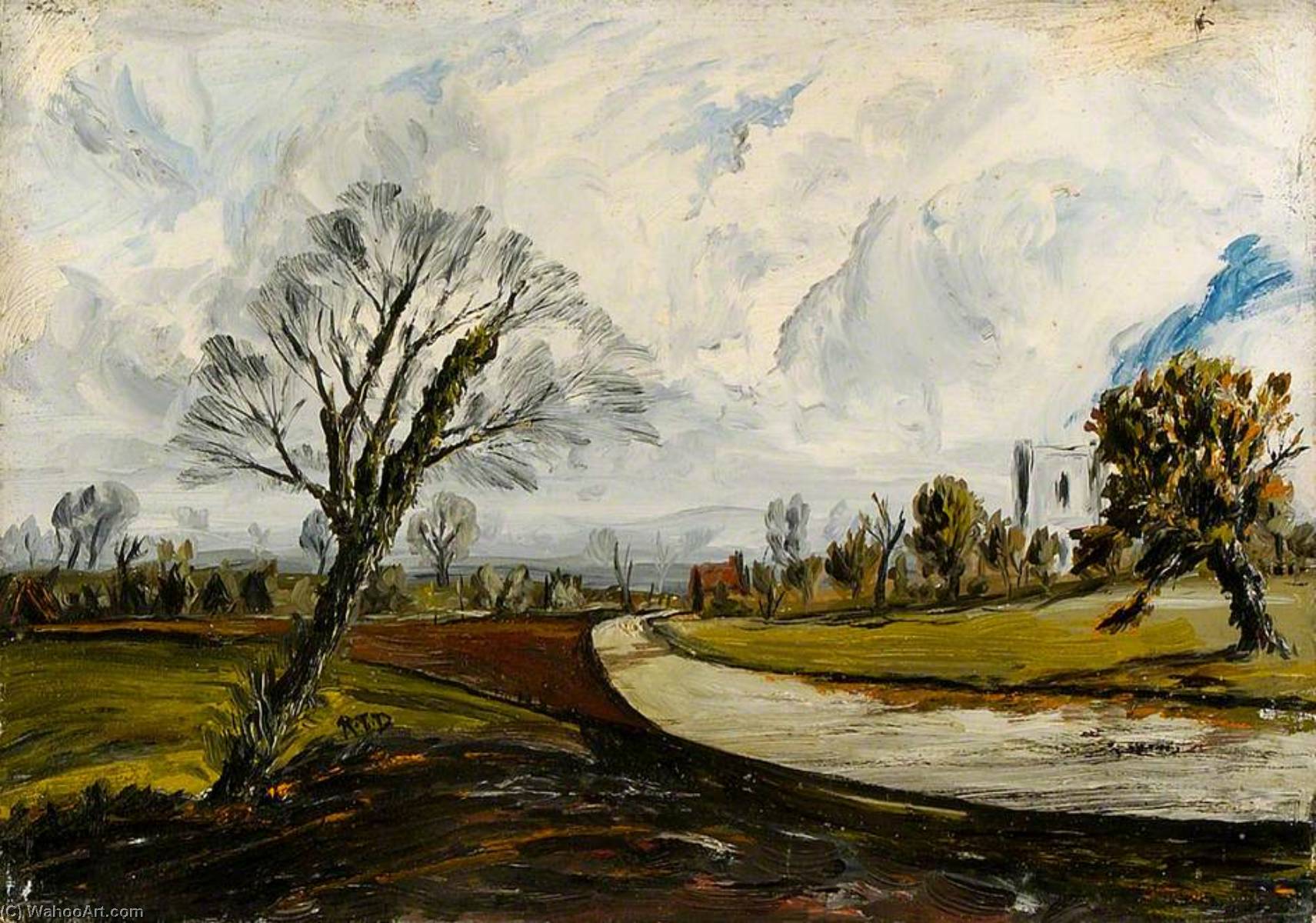 Get Paintings Reproductions The Road by Roy Turner Durrant (Inspired By ...