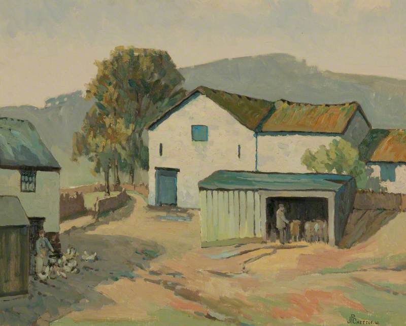 Reproductions De Qualité Musée Derbyshire Farm, 1941 de James Patchell ...