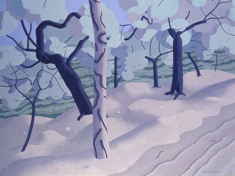 Downhill Olive Grove by Barbara Balmer (1929-2017) Barbara Balmer ...