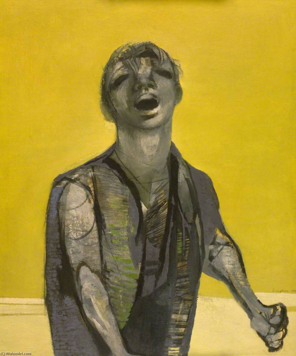 Reproducciones De Bellas Artes El Cantante de John Keith Vaughan ...