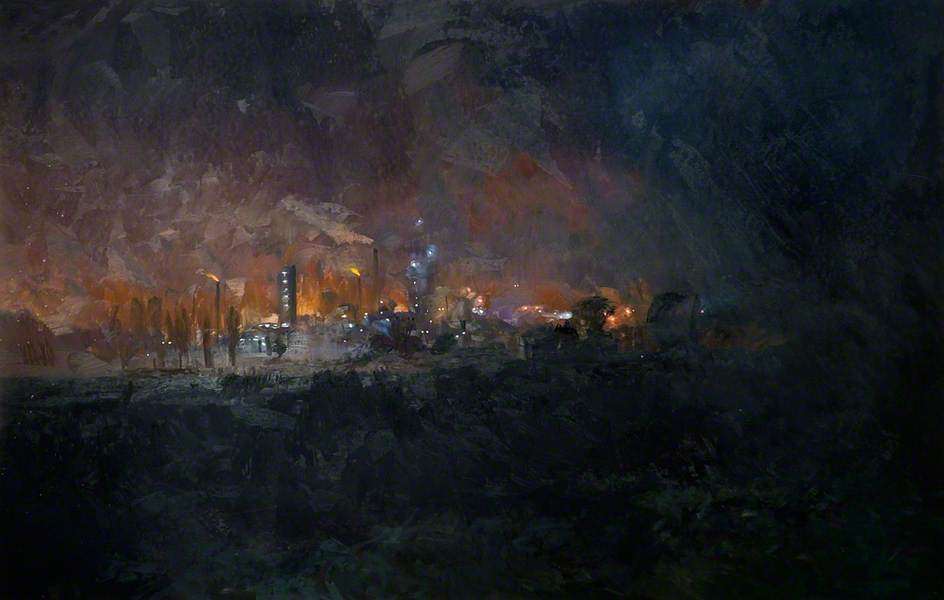 Synthetic Chemicals Factory, Near Wolverhampton, 1989 de Robert Perry ...