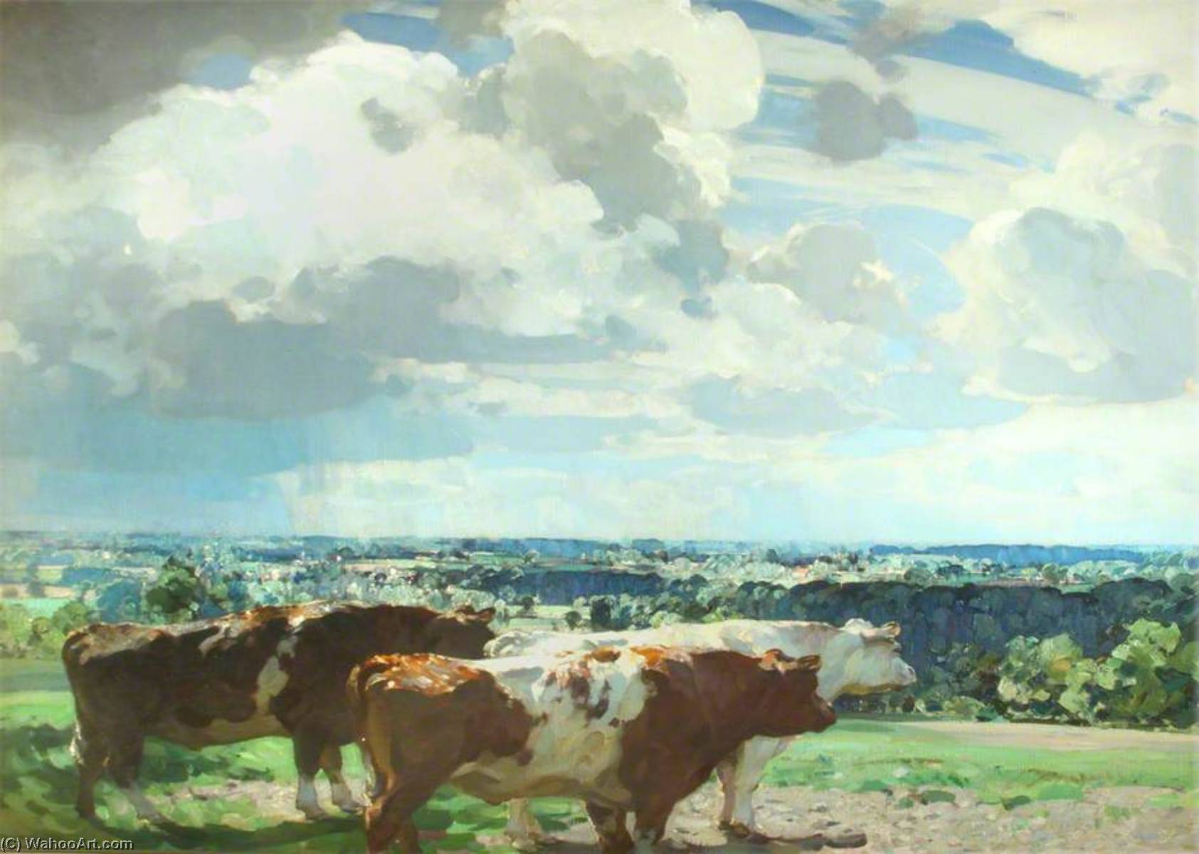 En junio, 1917 de John Alfred Arnesby Brown John Alfred Arnesby Brown ...