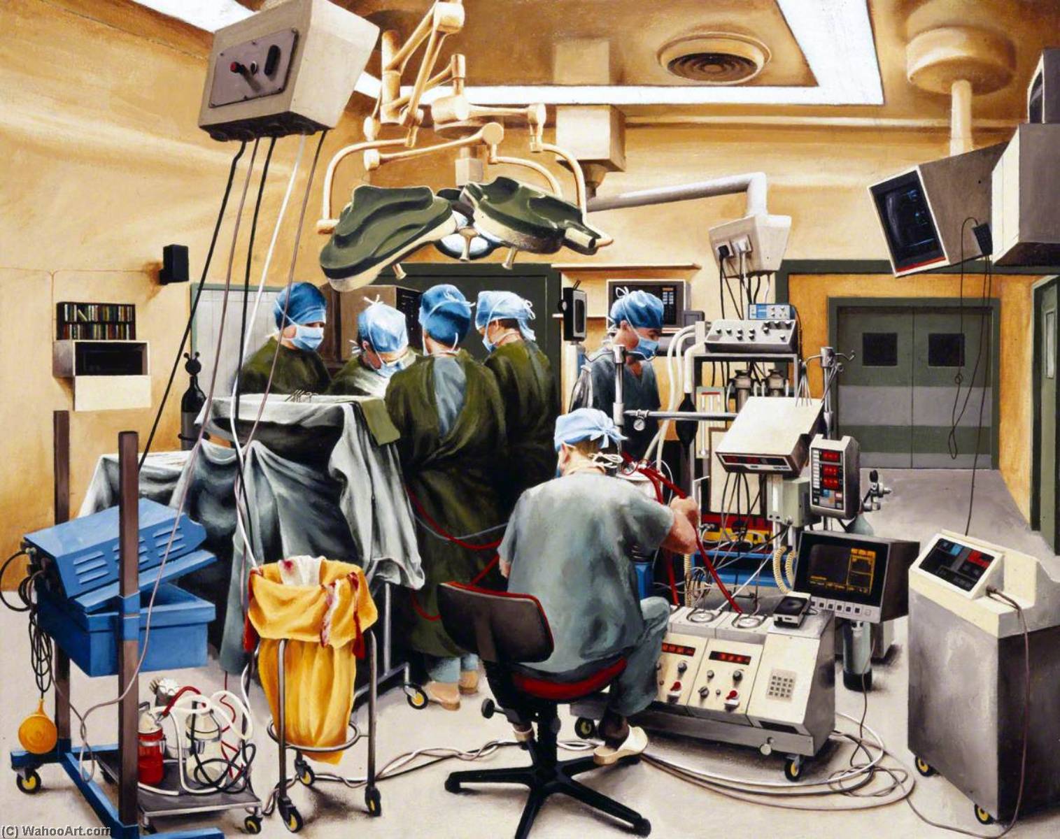 Cardiothoracic Surgery, 1993 by Keith Holmes Keith Holmes | WahooArt.com