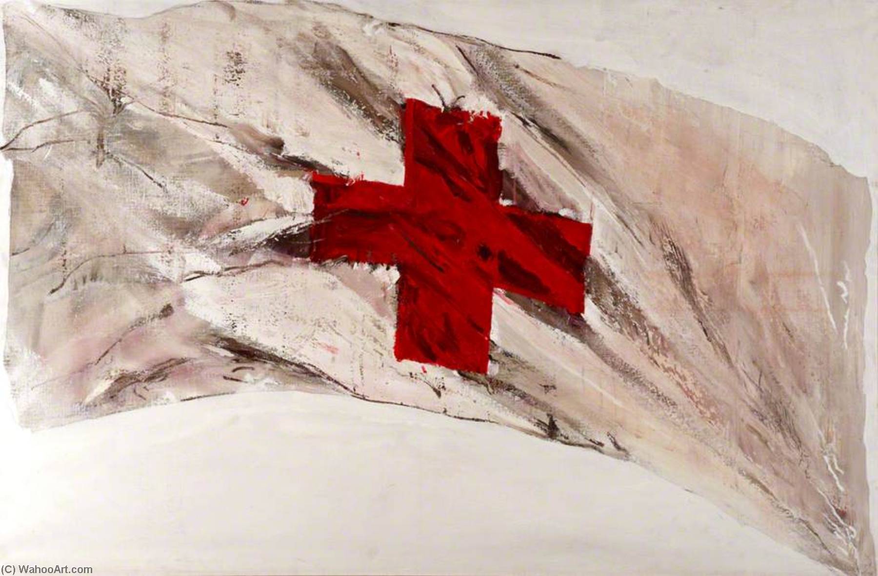 British Red Cross Flag, 1995 by Henry Mee Henry Mee | WahooArt.com