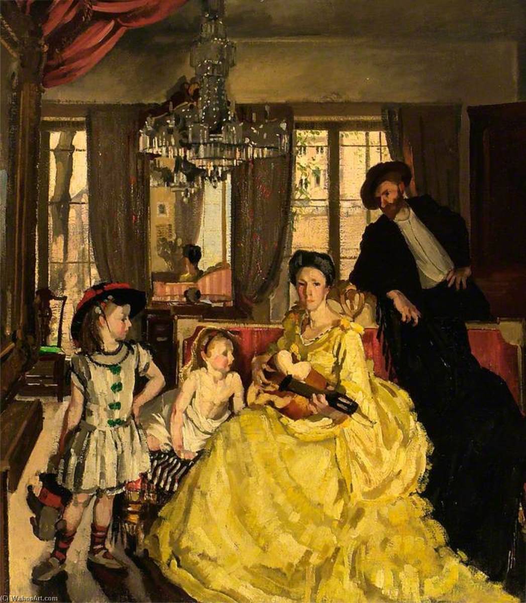 Reproductions D'art Family Group de Philip Connard (Inspiré par) (1875 ...