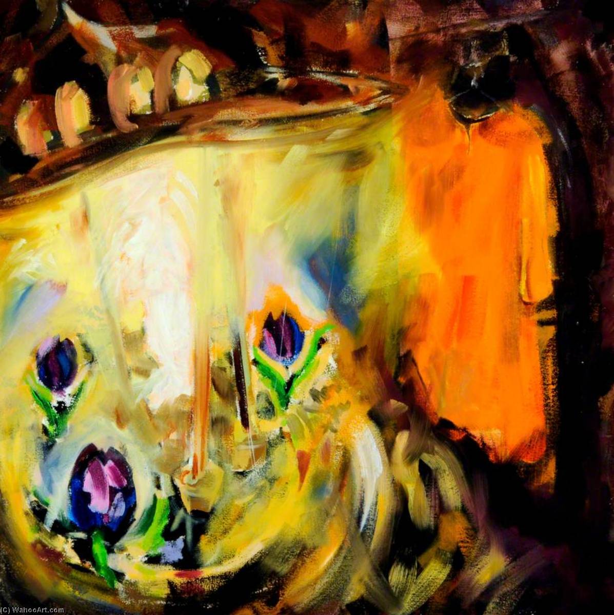 Fountain Lamp and Rose by Medina Ann Hammad Medina Ann Hammad ...