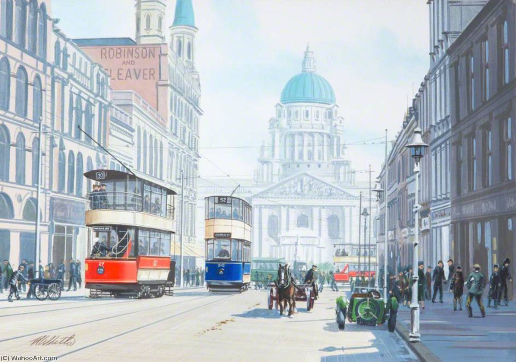 City Hall by Norman Whitla Norman Whitla | WahooArt.com