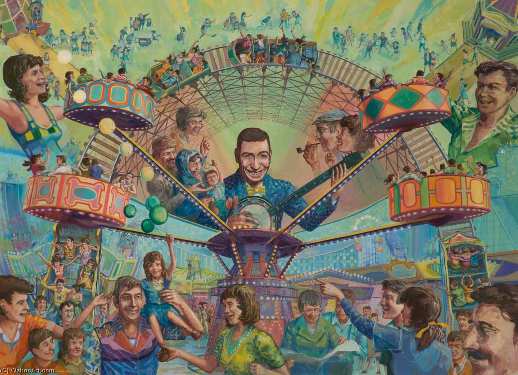 Pool noir de John Peirson John Peirson | WahooArt.com