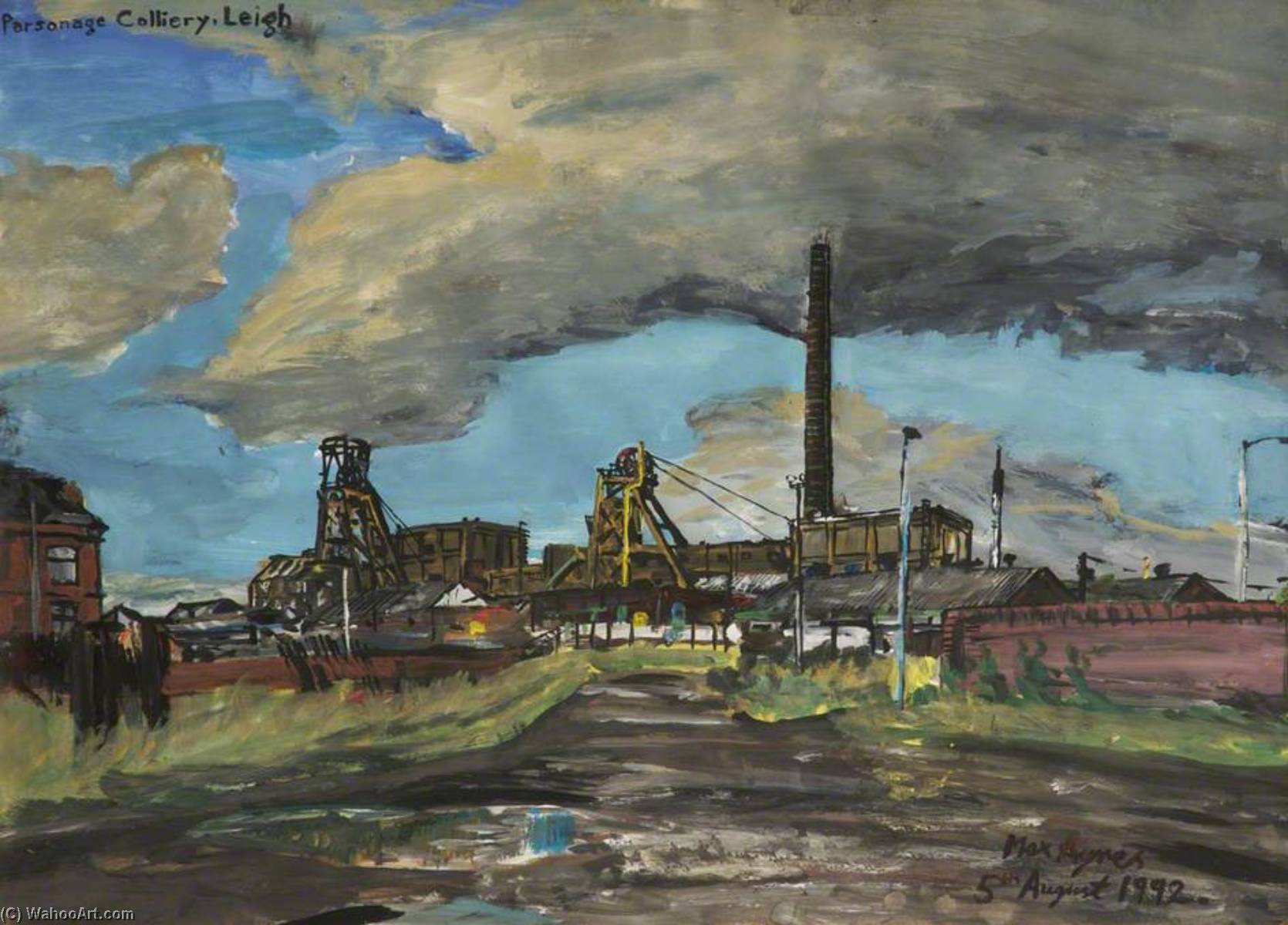 Parsonage Pit, View North East, 1992 de Max Ayres Max Ayres | WahooArt.com