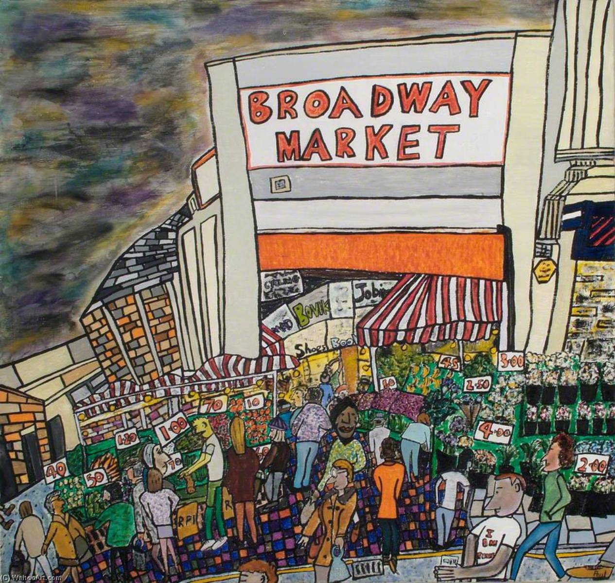 Four Tooting, South London Street Scenes (panel 3 of 4) by Paul ...