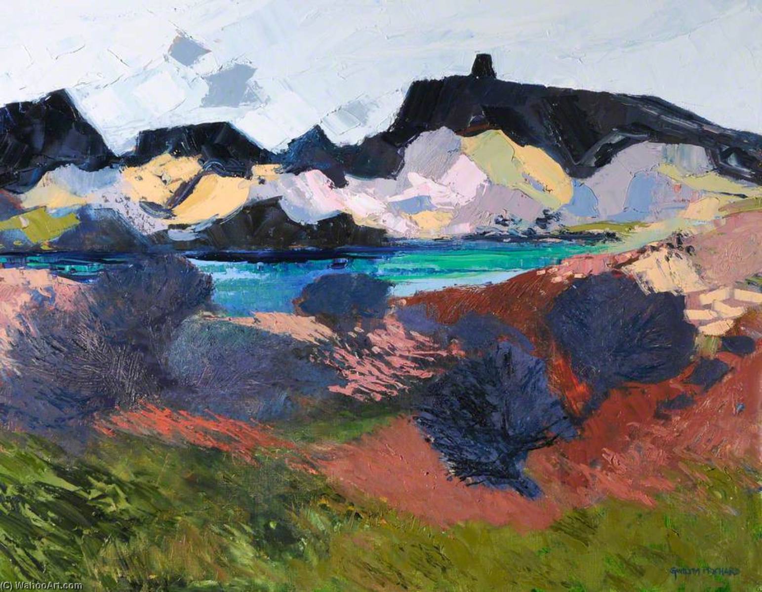 Mynydd Parys von Gwilym Prichard (1931-2015) Gwilym Prichard | WahooArt.com