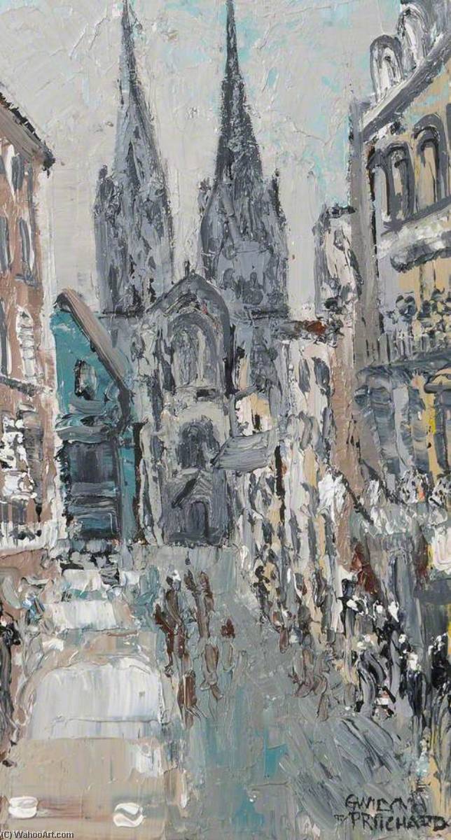 Catedral de Quimper por Gwilym Prichard (1931-2015) Gwilym Prichard ...