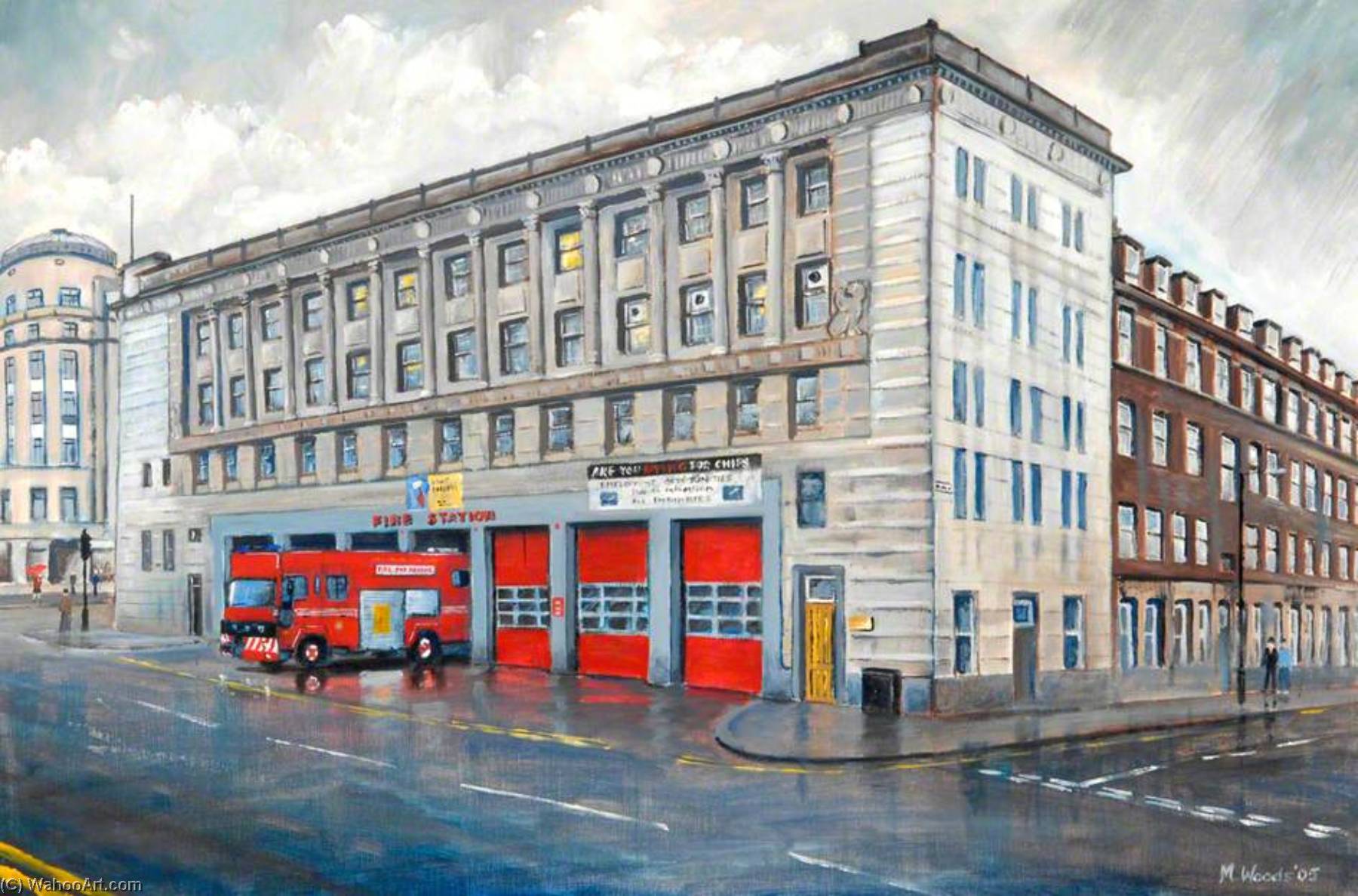 Reproductions De Peintures Old Pilgrim Street Fire Station, Newcastle ...