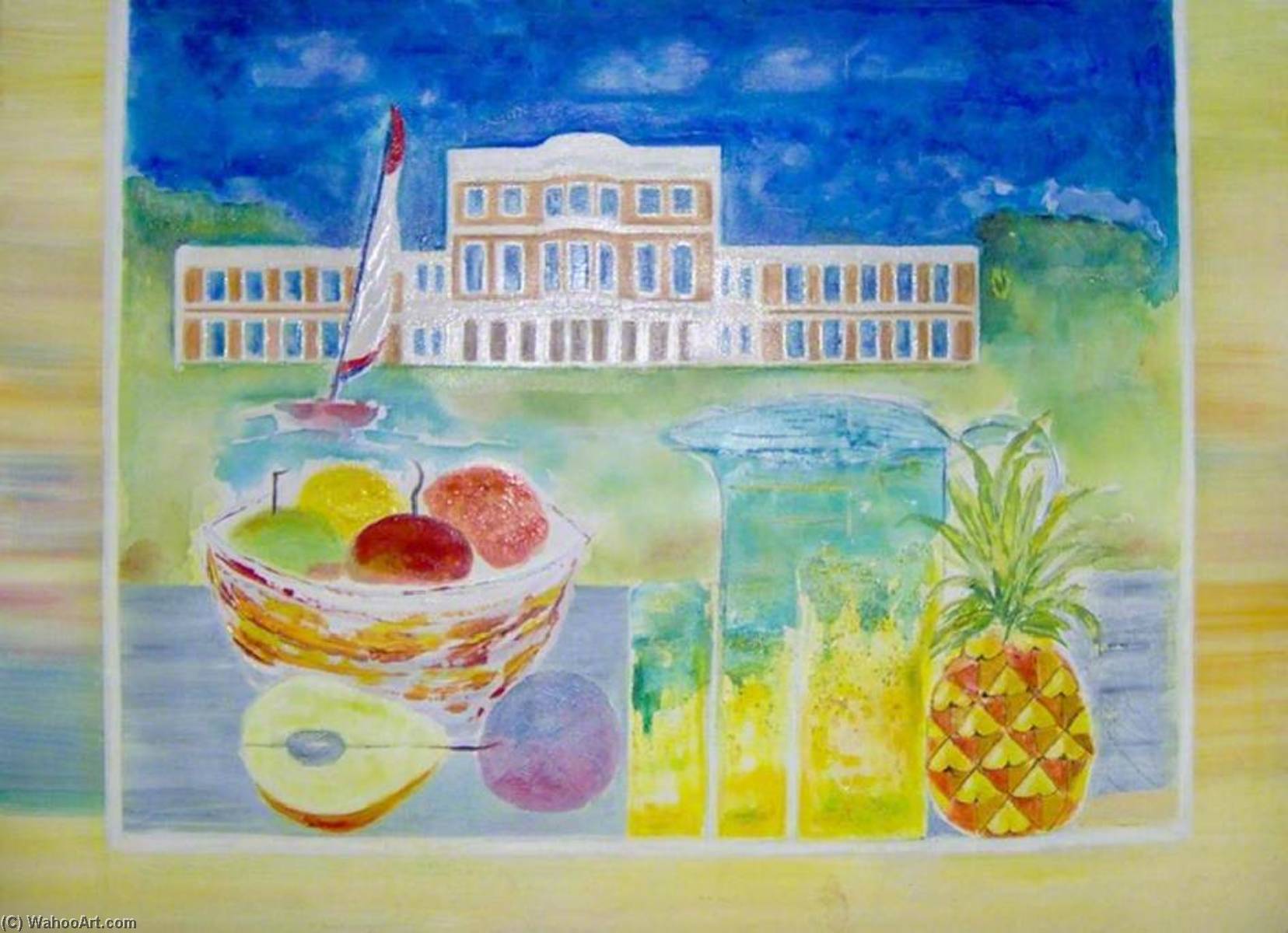 Bicton House, Devon, 2005 by Gill Burbidge Gill Burbidge | WahooArt.com