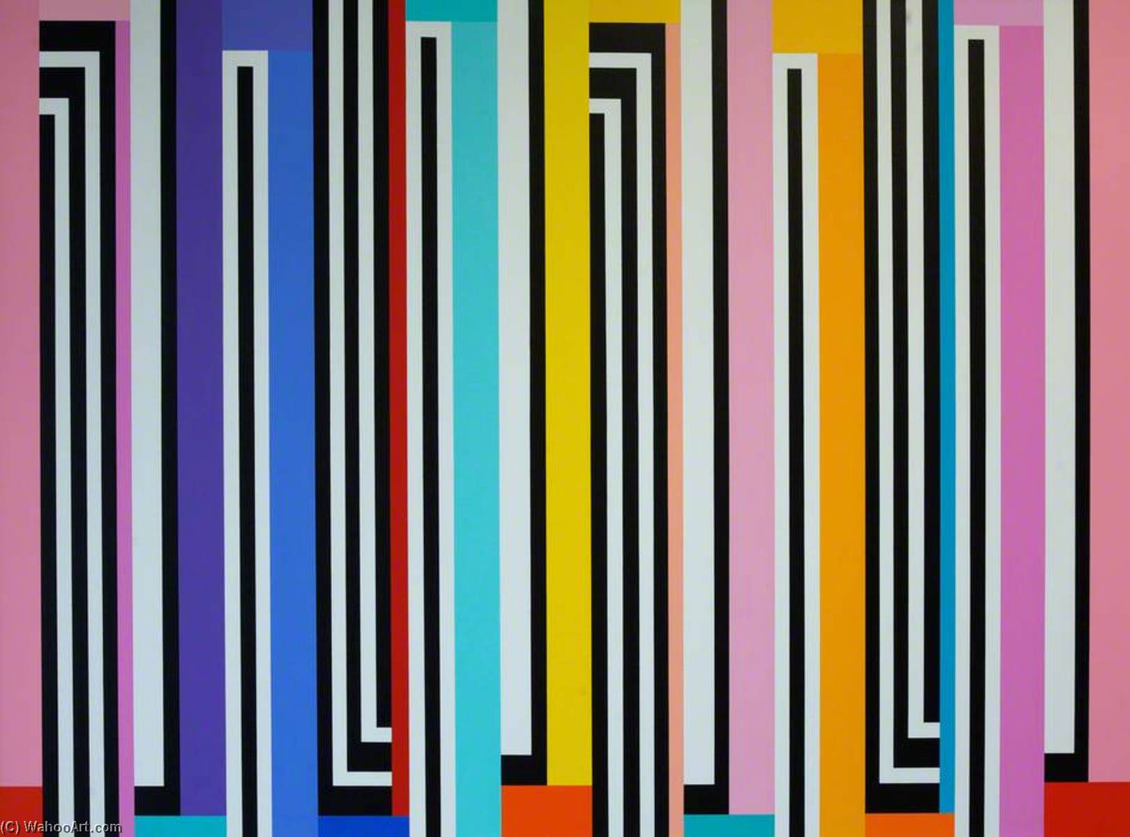 Summer Stripes No.2 (diptych, panel 2 of 2), 2007 by Mick Maslen Mick ...