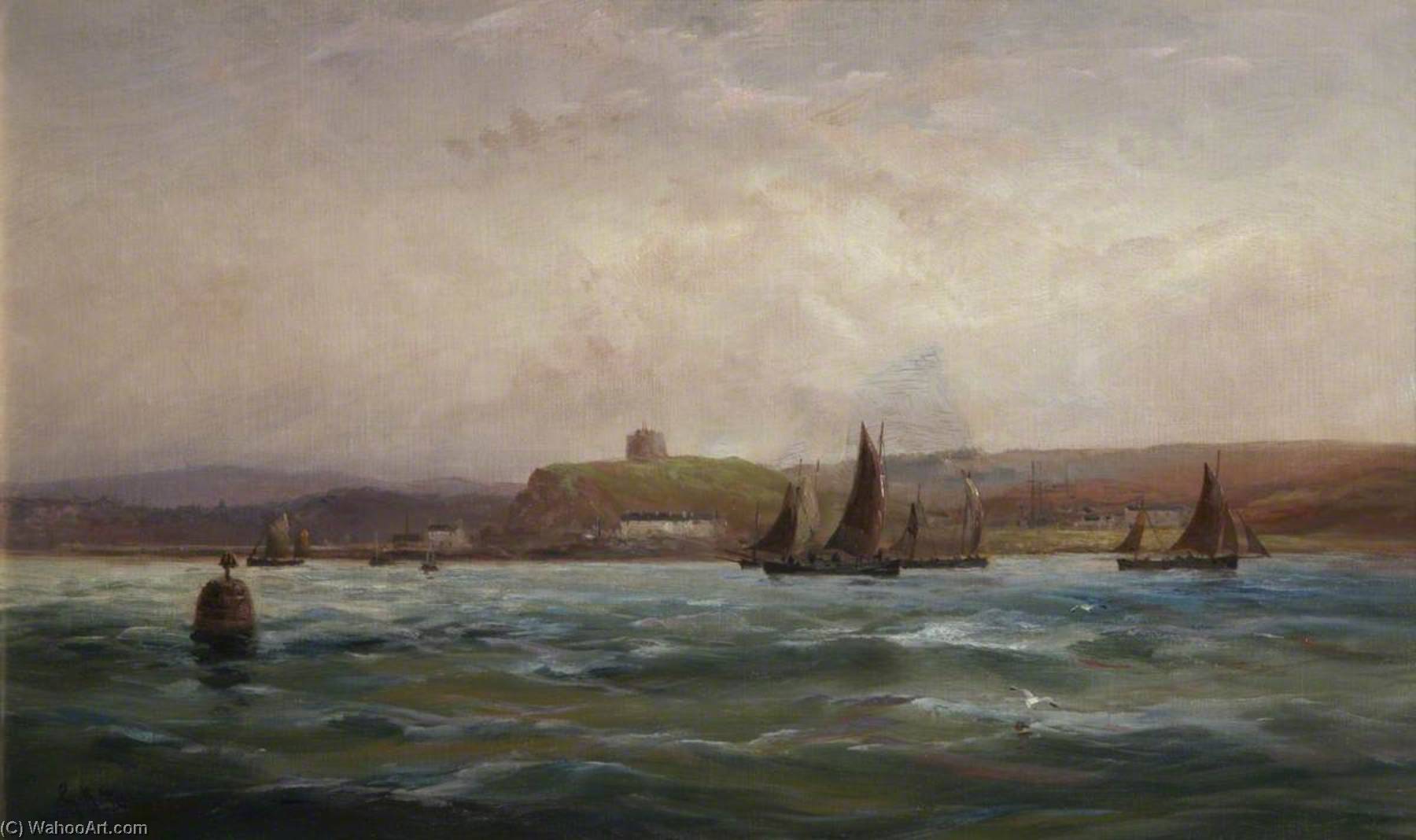 Gravura De Qualidade De Museu Fora do Monte Batten por George Henry ...