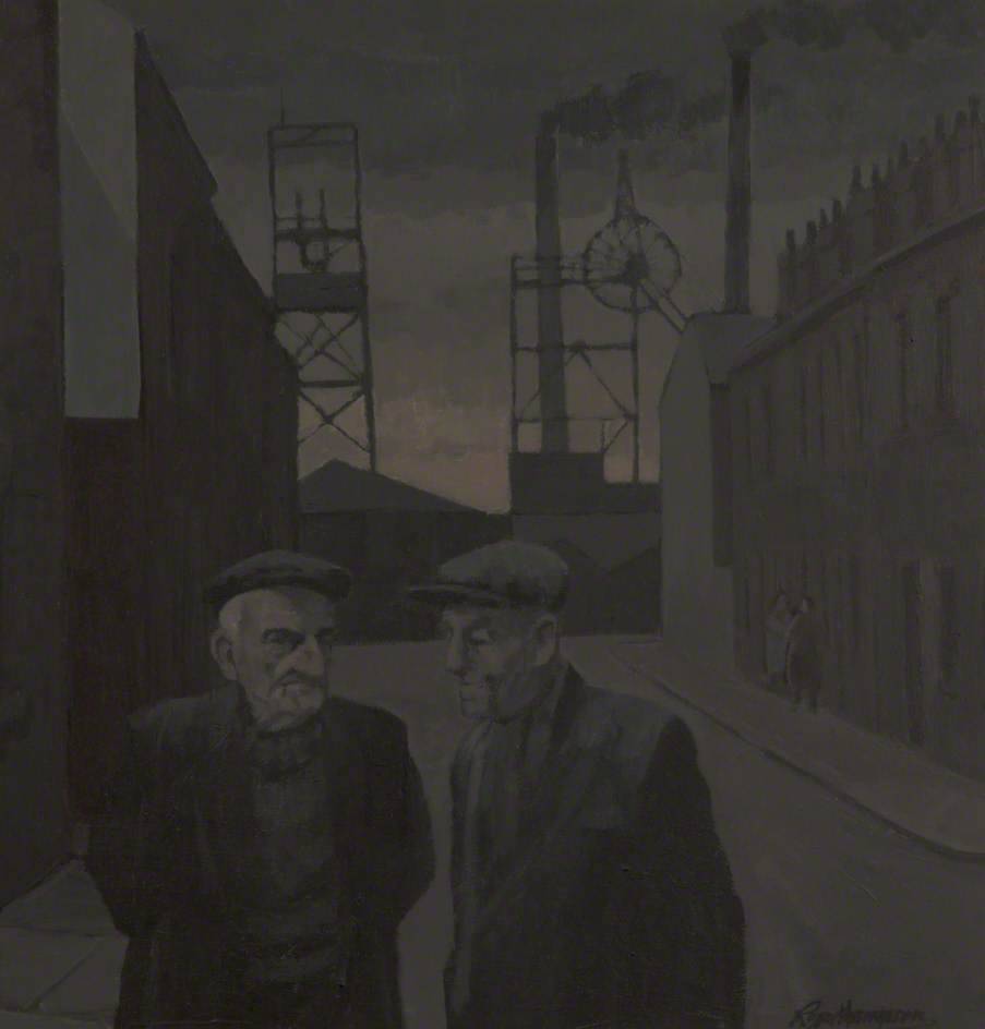 Gin Pits por Roger Hampson (1925-1996) Roger Hampson | WahooArt.com