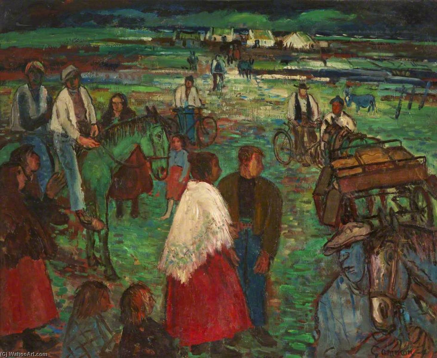 Irish Island Wedding, Galway de Reginald Gammon (1921-2005) Reginald ...