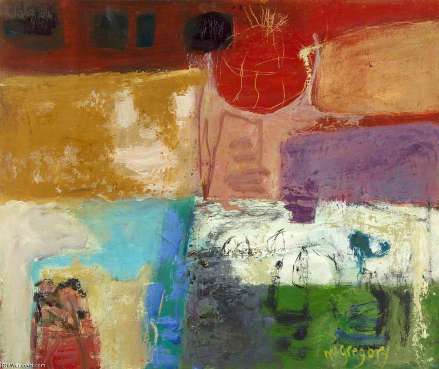 Floating Circle by Margaret Gregory (1927-2011) Margaret Gregory ...