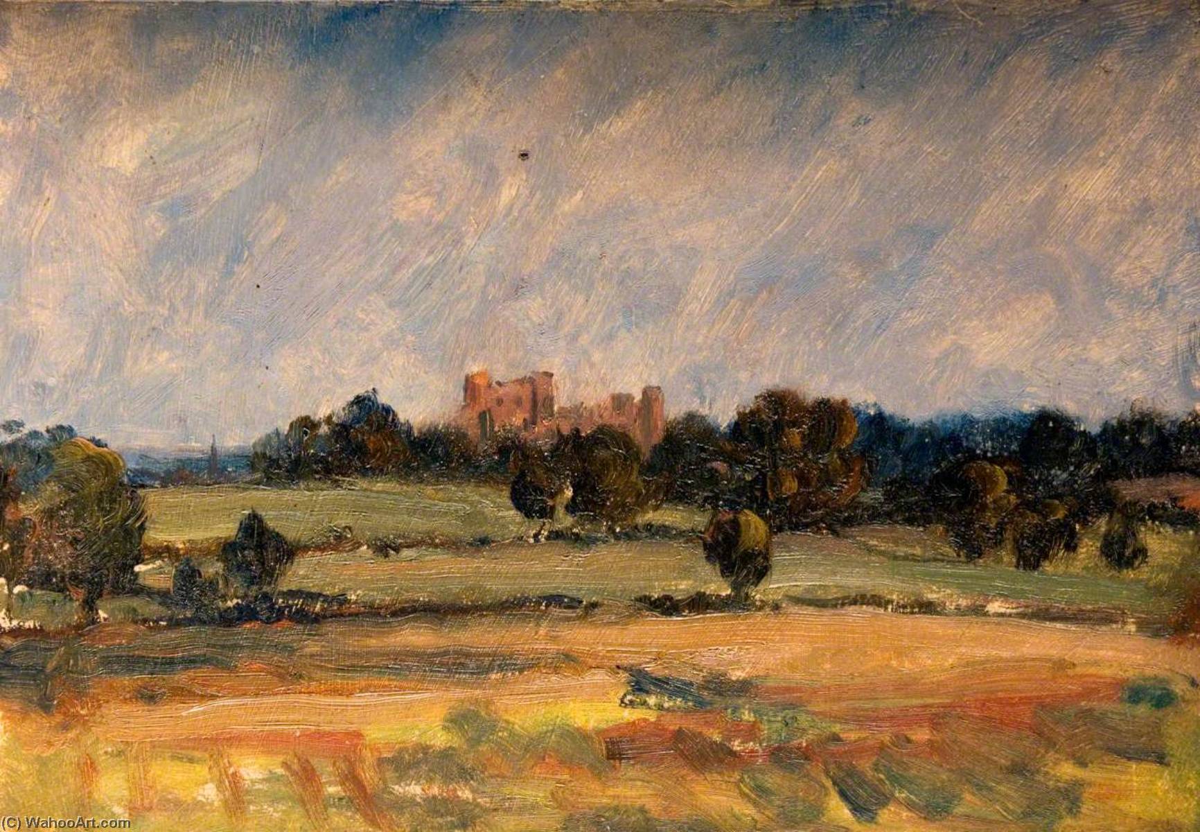 Purchase Oil Painting Replica Ludlow Castle by Joseph Alfonso Toft ...