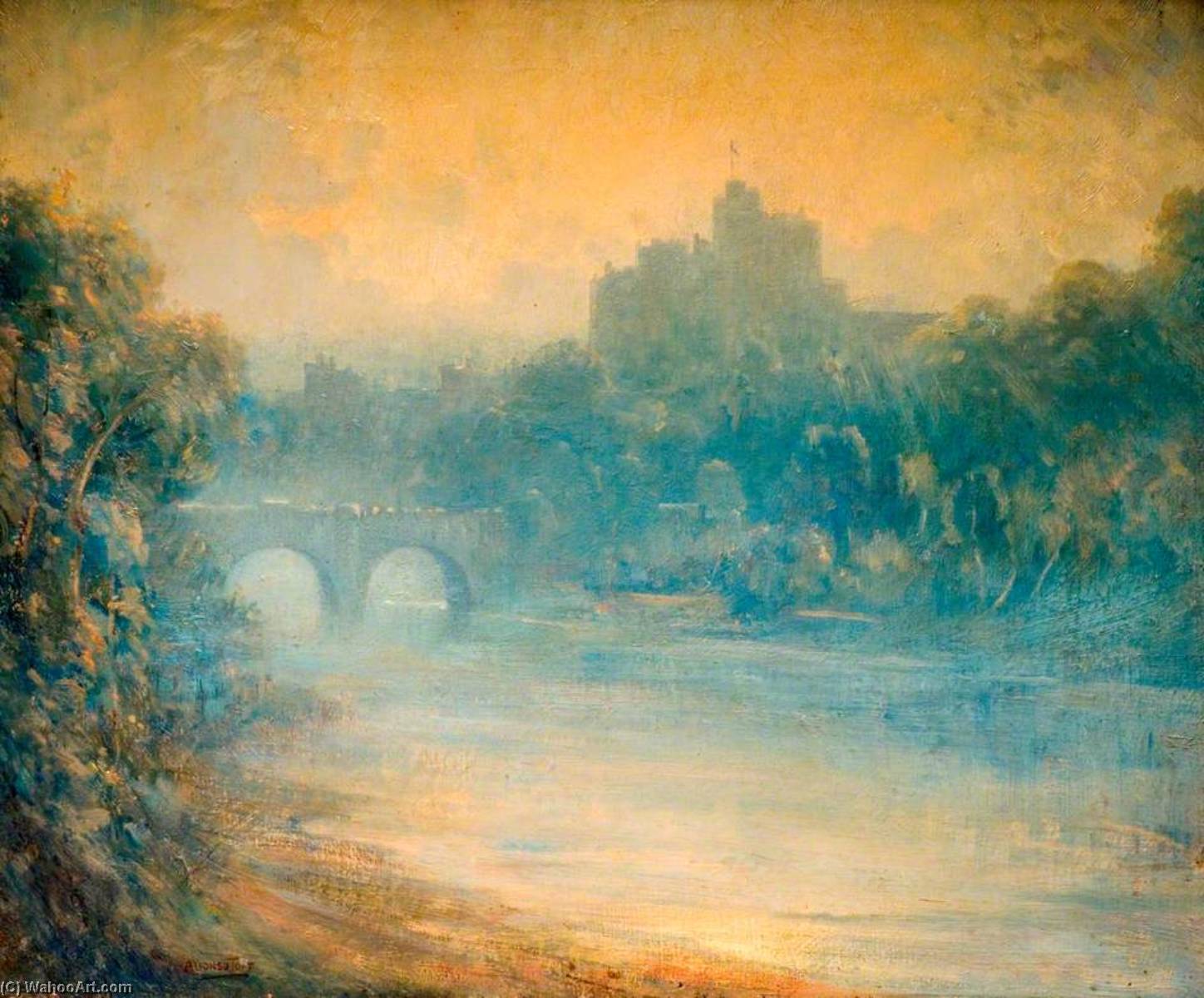 Gravura De Qualidade De Museu Castelo de Windsor por Joseph Alfonso ...