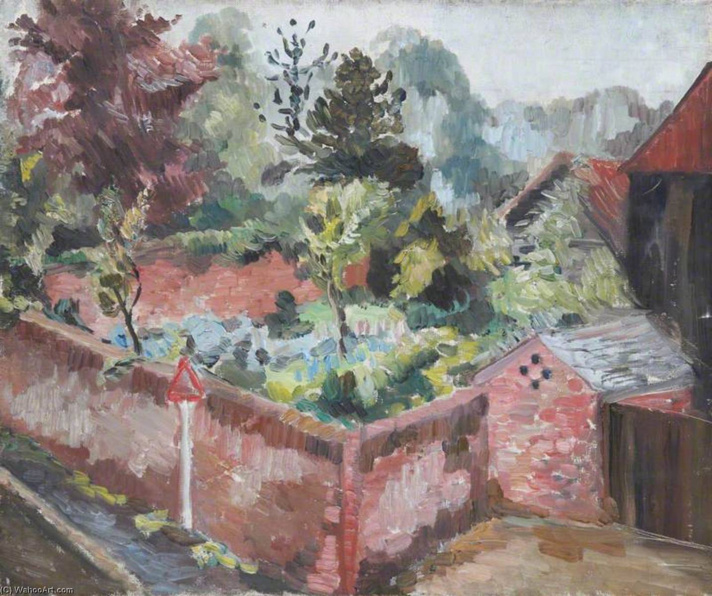 Get Art Reproductions A Kitchen Garden beside a Road by Alan Francis ...