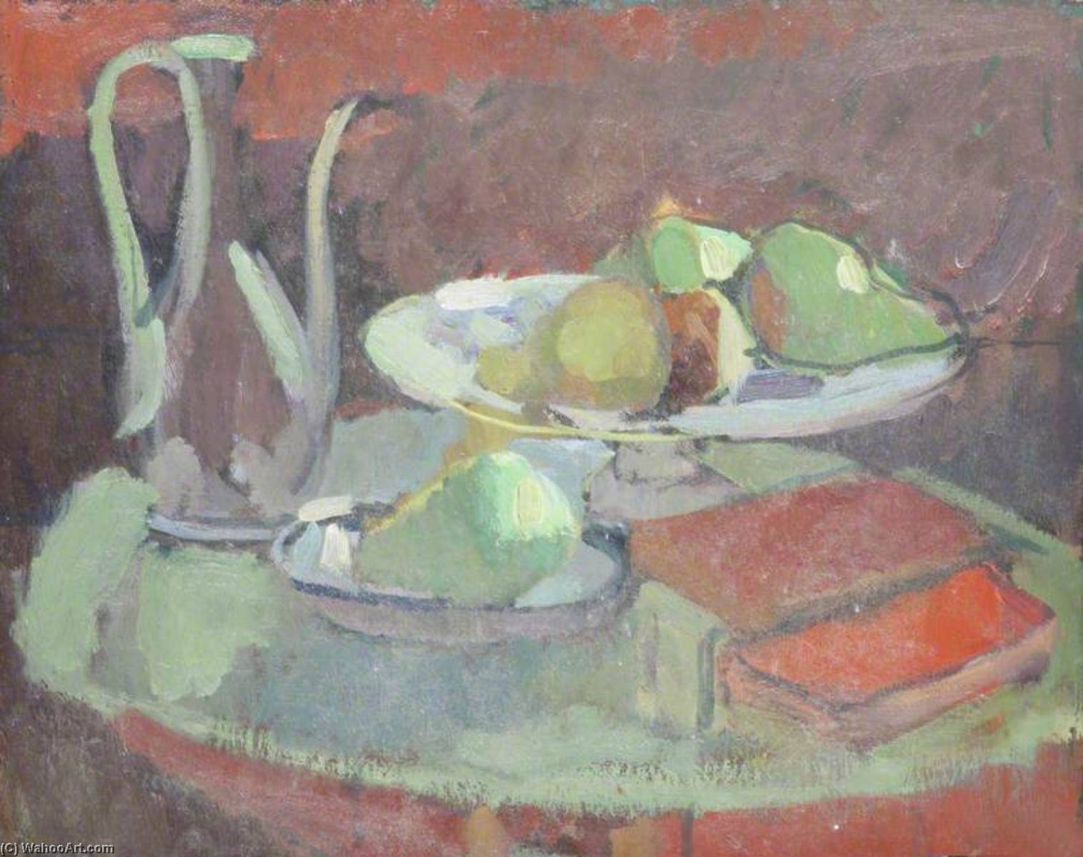 Museum Art Reproductions Still Life with Fruit in Dishes and a Ewer by ...