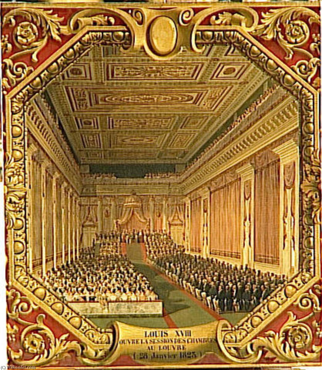 Gemälde Reproduktionen SEANCE ROYALE POUR L`OUVERTURE DE LA SESSION DES ...