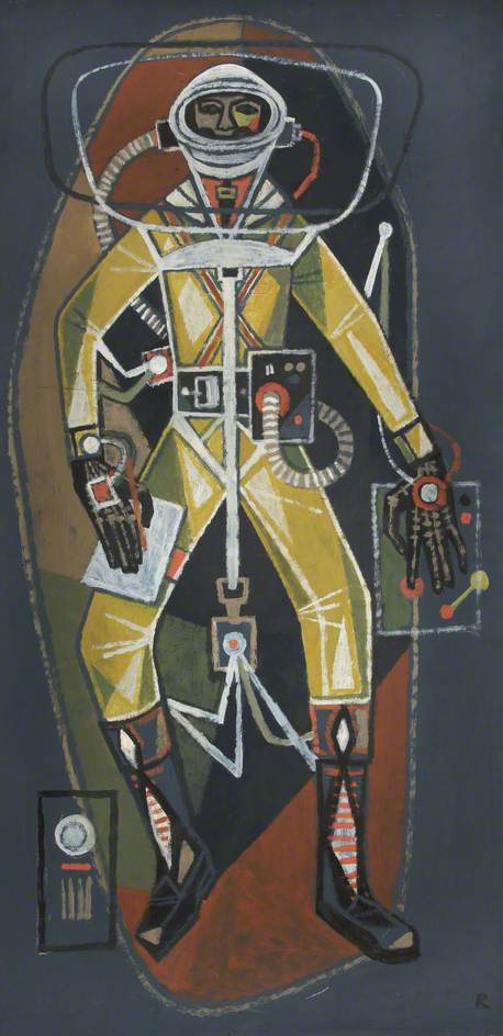 Grabados De Calidad Del Museo Astronauta de Cliff Rowe (Inspirado por ...
