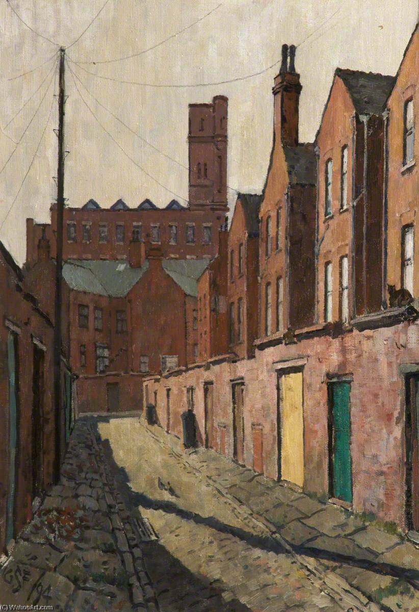 Bolton Back Street, 1994 by Geoffrey Scowcroft Fletcher (1923-2004 ...