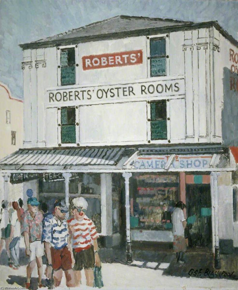 `Roberts` Oyster Rooms`, 1997 by Geoffrey Scowcroft Fletcher (1923-2004 ...