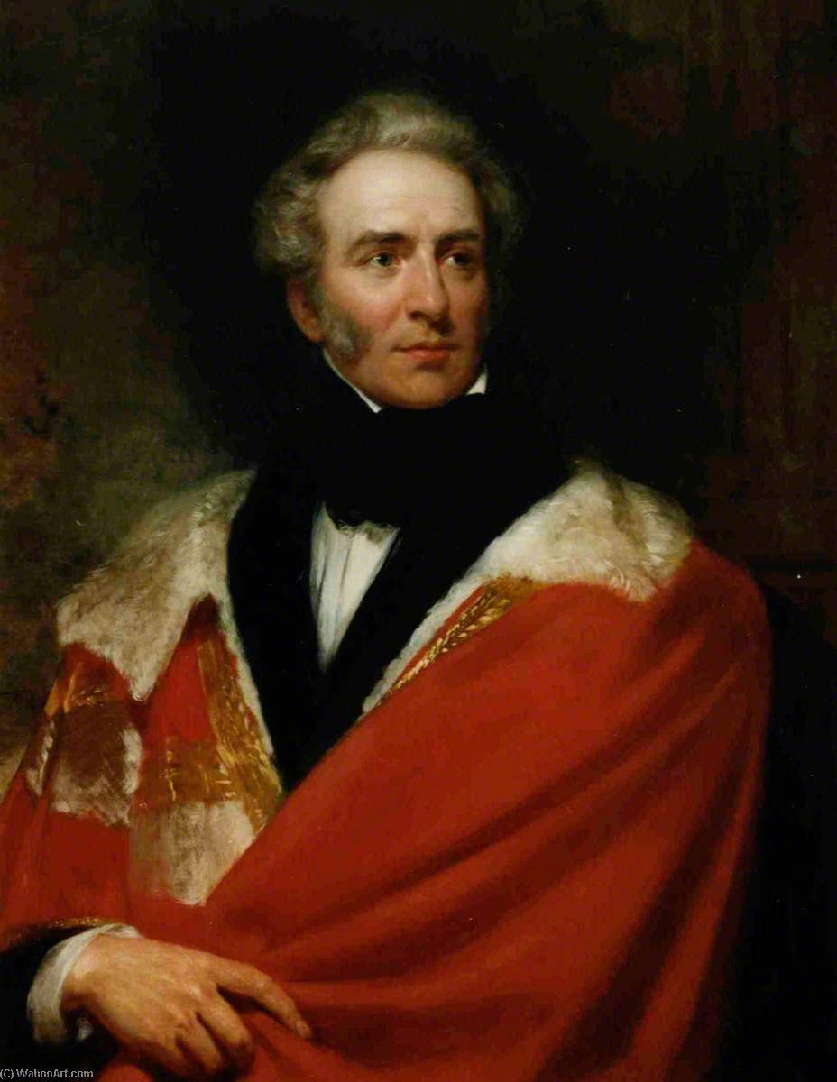 Thomas Philip de Grey (1781–1859), 2nd Earl de Grey, KG, PC, FRS by John Wood (1922-2012) John ...