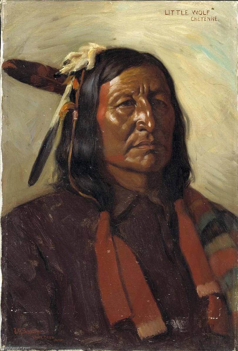 Get Art Reproductions Little Wolf, 1900 by Joseph Henry Sharp (1859 ...