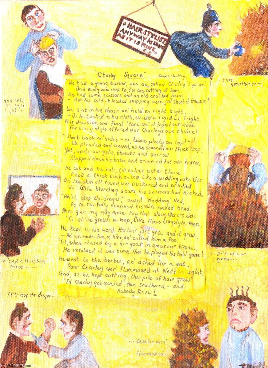 Charley Square by James Bentley (1921-2004) James Bentley | WahooArt.com