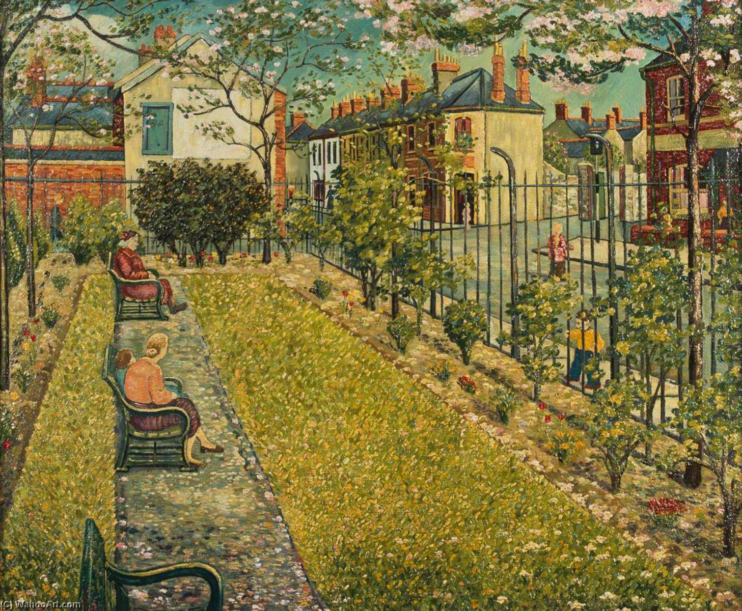 Kitchener Gardens, Canton by Charles Byrd (1916-2018) Charles Byrd ...