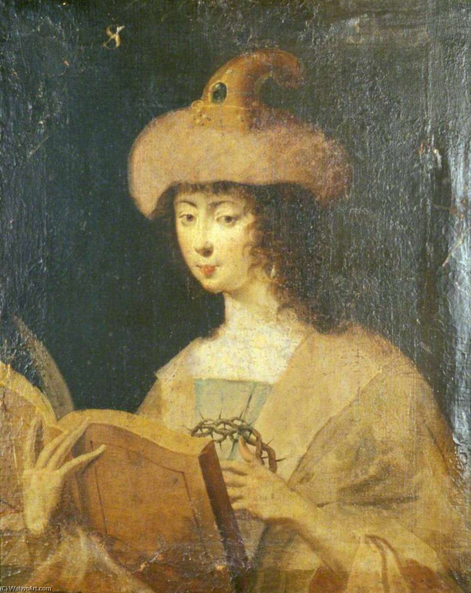 Art Reproductions Sibyl samia by George Jamesone (1587-1644) | WahooArt.com