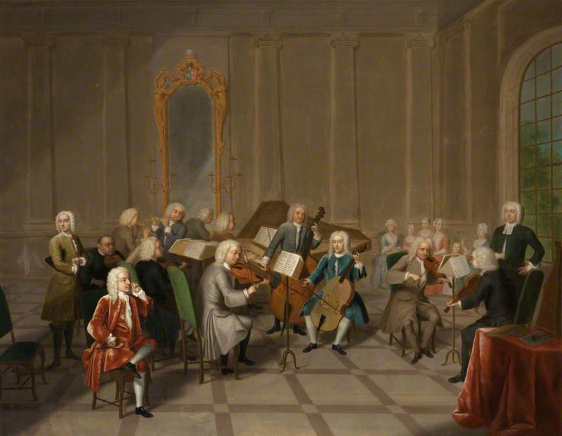Baroque Orchestra Painting
