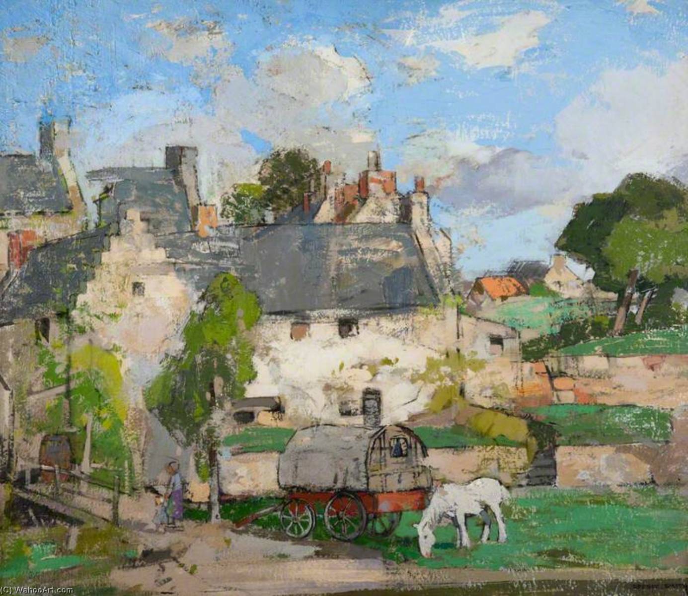 Pedir Reproducciones De Arte Tramps Green de John Guthrie Spence Smith ...