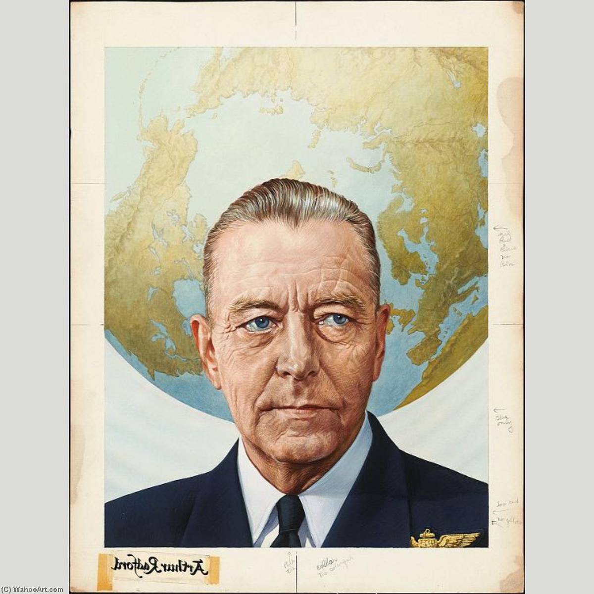 Order Artwork Replica Arthur Radford by Boris Chaliapin (Inspired By ...